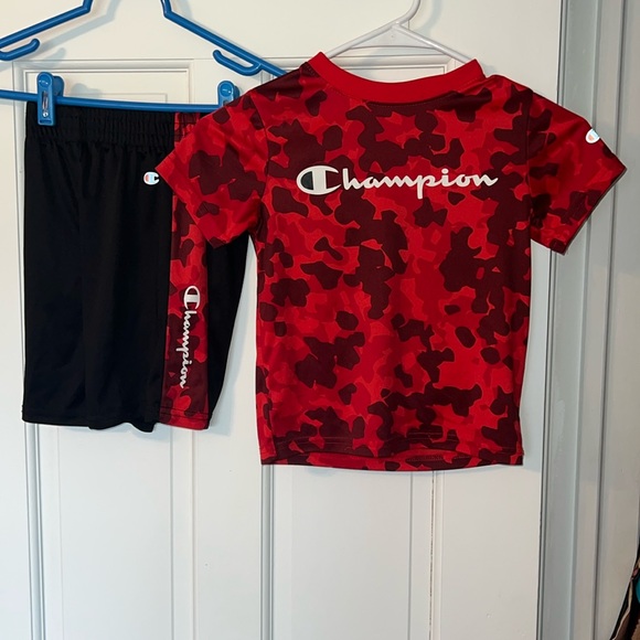 Champion | Matching Sets | Loved And Worn Red Army Print Champion ...